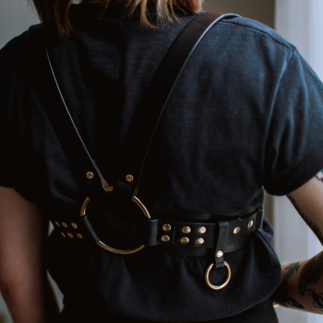 Body Harness - Solid Leather